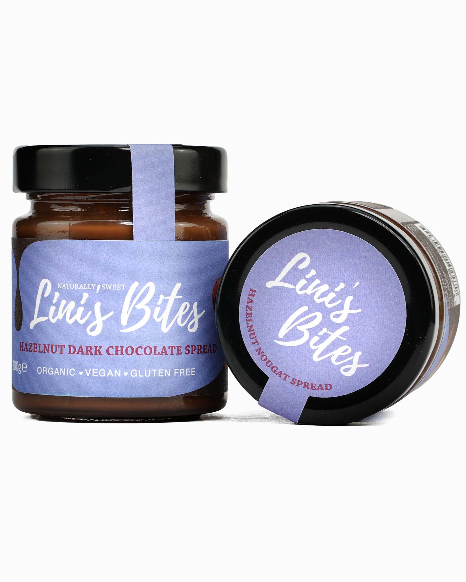 Hazelnut Dark Chocolate Spread - Bio - Linis Bites